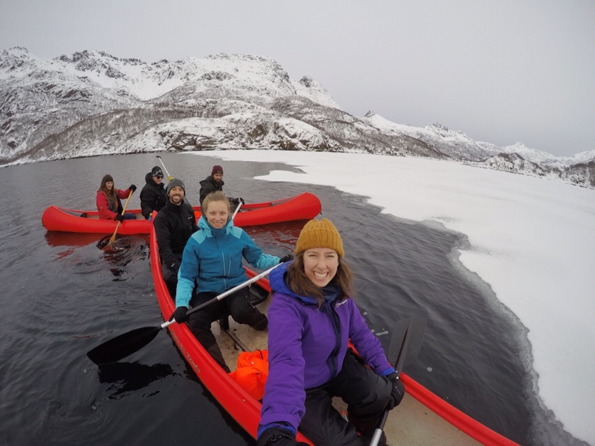 A rough canoe trip to the frozen Hellfjord | Northern Norway – NON STOP ...